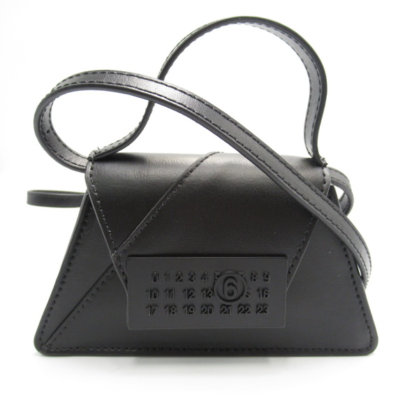 Maison Martin Margiela | Bags | Mm6 Mini Shoulder Bag Black Leather ...